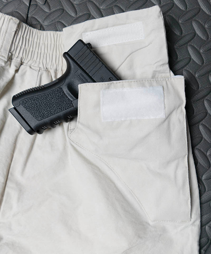 Tactical Pajamas Cream Cotton WITH HOLSTER – Tacticasual
